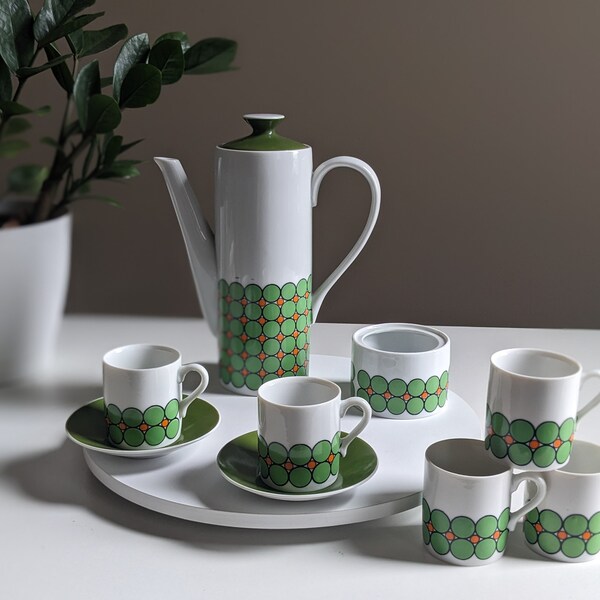 Orange Tea Set - Etsy