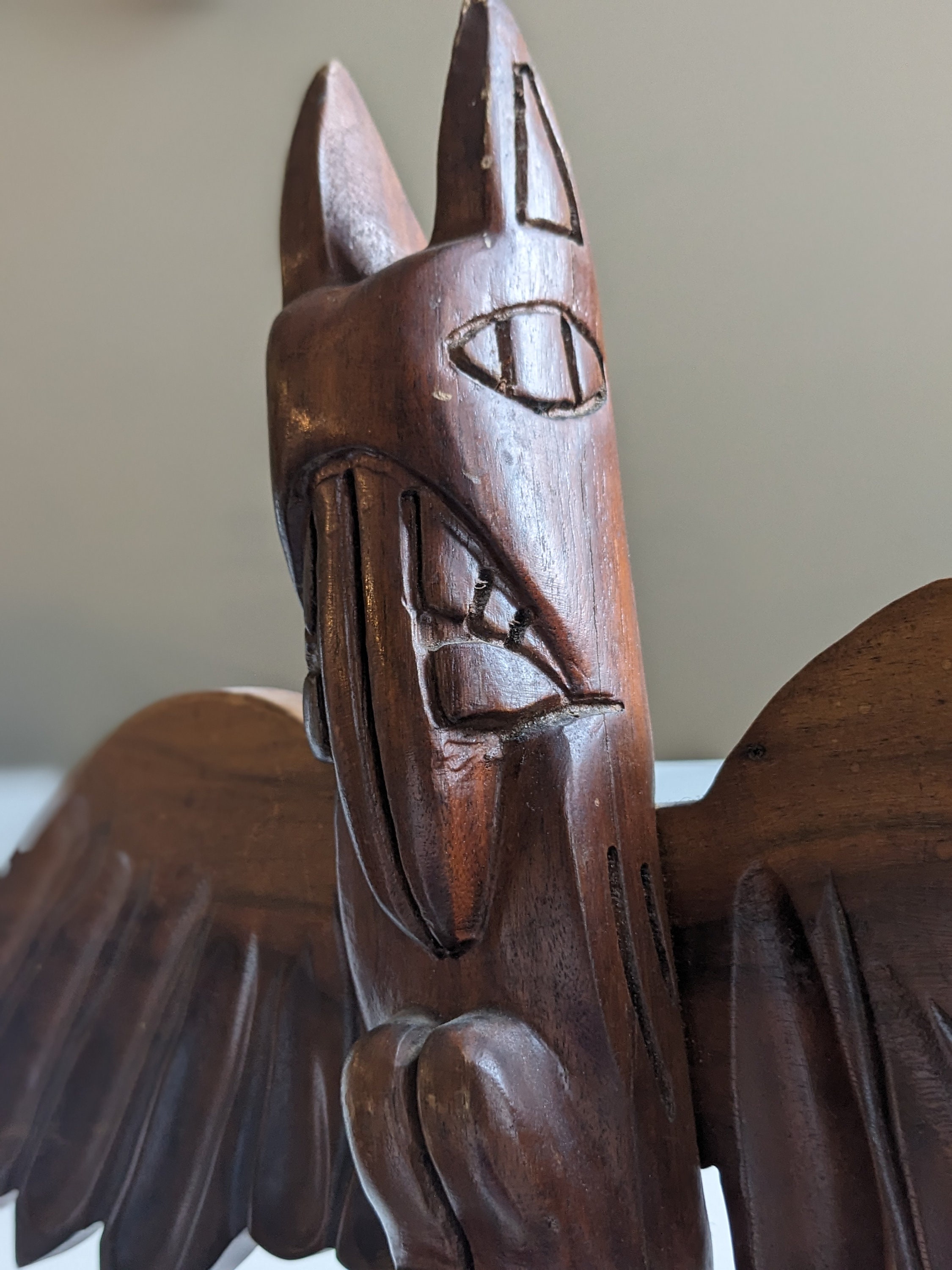 2' Tall Decorative Hanging Totem Pole Canadian Aboriginal First Nation ...