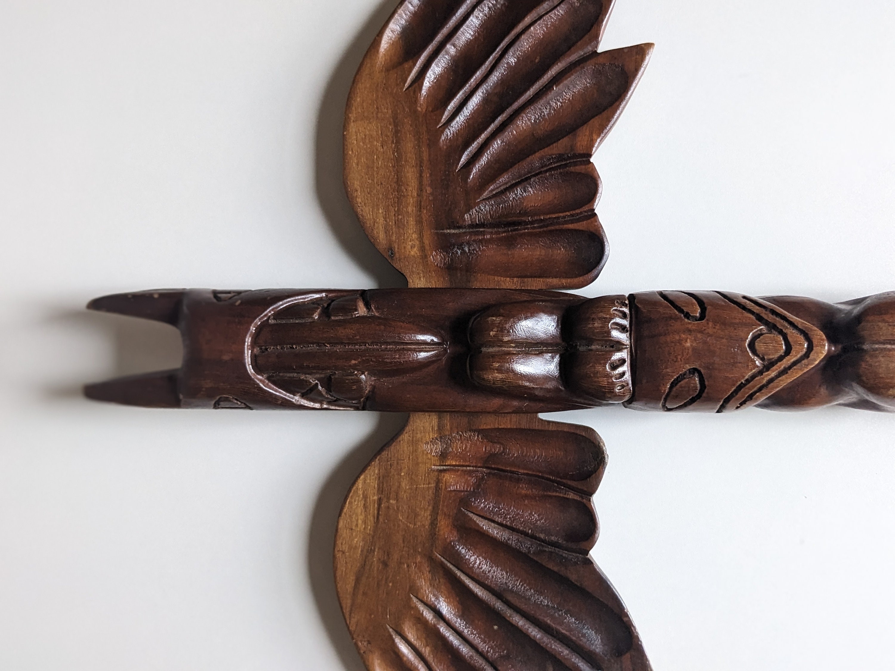 2' Tall Decorative Hanging Totem Pole Canadian Aboriginal First Nation ...