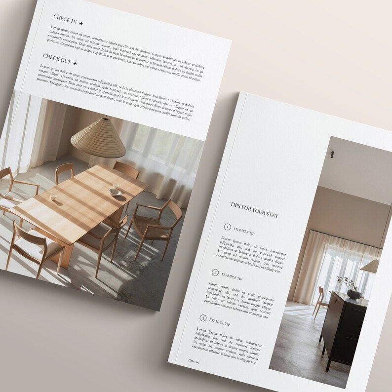 Modern Welcome Book Template, Vrbo Guest Book, Airbnb Guidebook ...