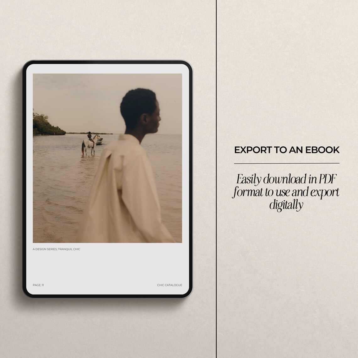 Ivory Magazine Template, Digital Ebook Template, Magazine Template ...