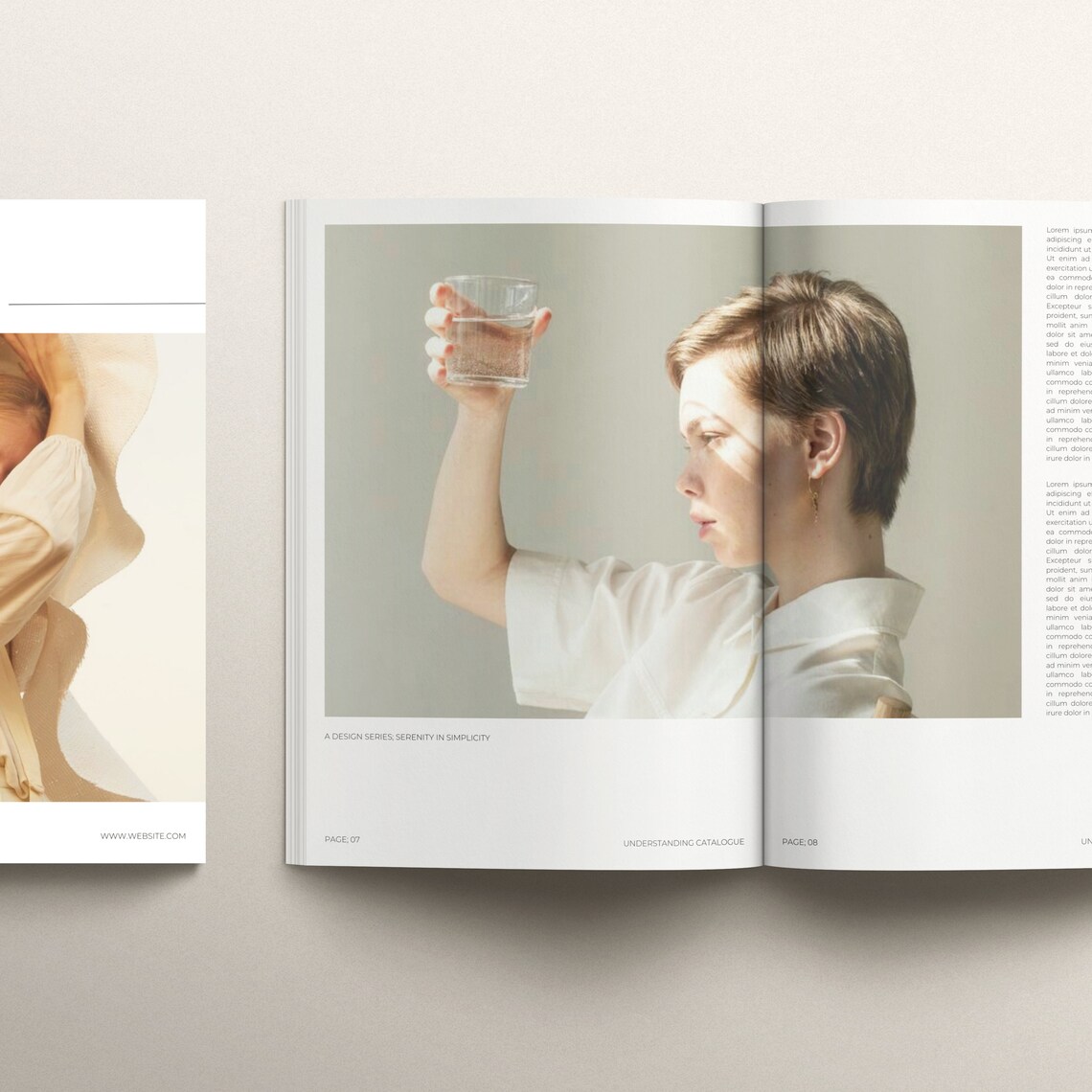 Ivory Magazine Template, Digital Ebook Template, Magazine Template ...