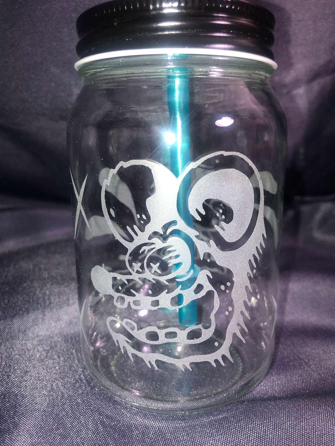 8oz Mason Jar Cup (no Handle) 'RAT FINK' CHARACTERS - Etsy