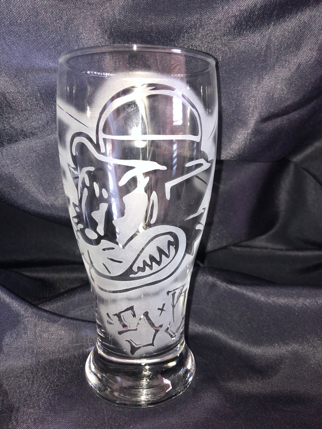 19 Oz Pilsner Glass Pub Cup Gangster Cat/with Snakebite Logo (SB) - Etsy