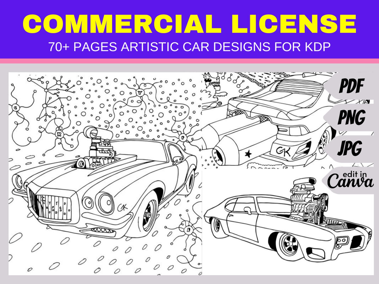 Mega Coloring Bundle of Coloring Pages for KDP Comercial License or ...