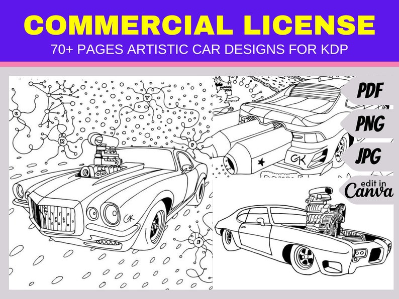 Mega Coloring Bundle of Coloring Pages for KDP Comercial License or ...