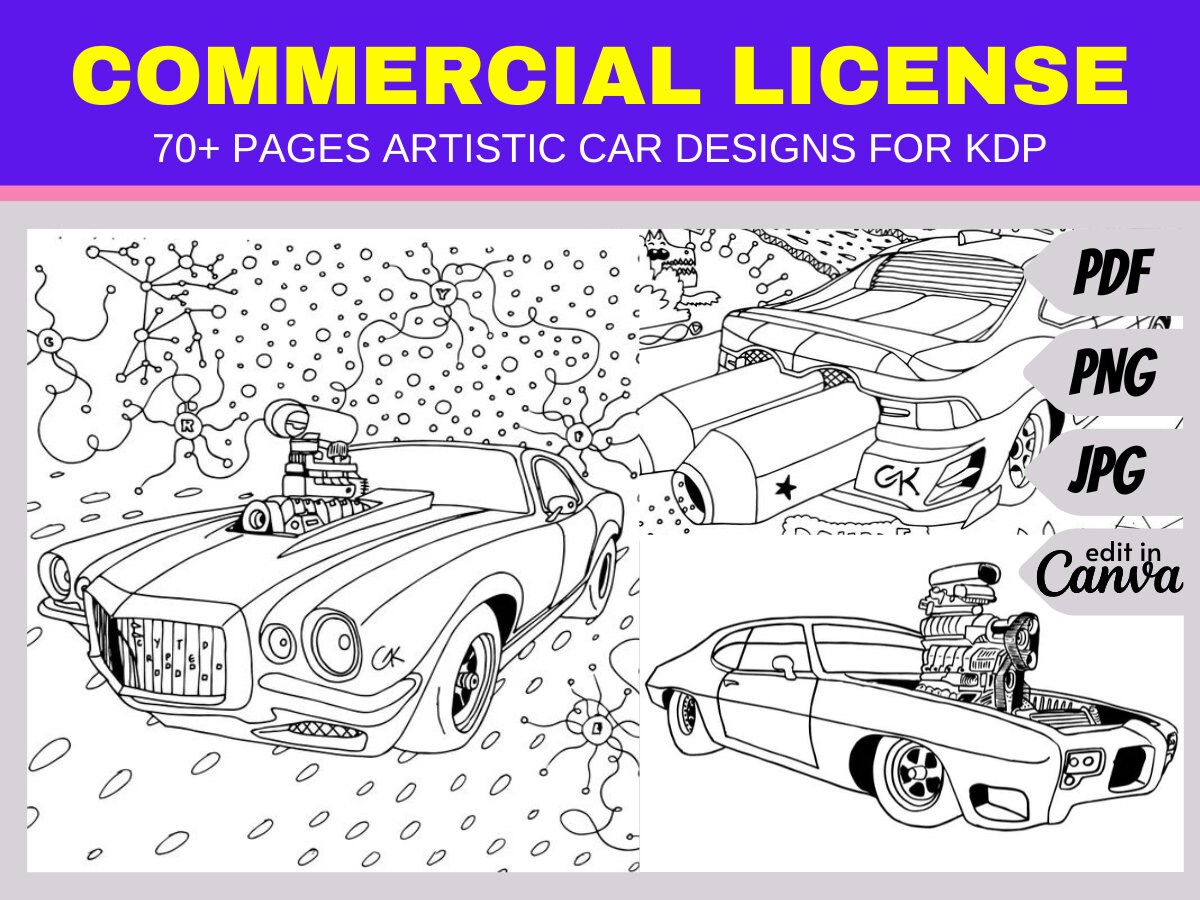 Mega Coloring Bundle of Coloring Pages for KDP Comercial License or ...