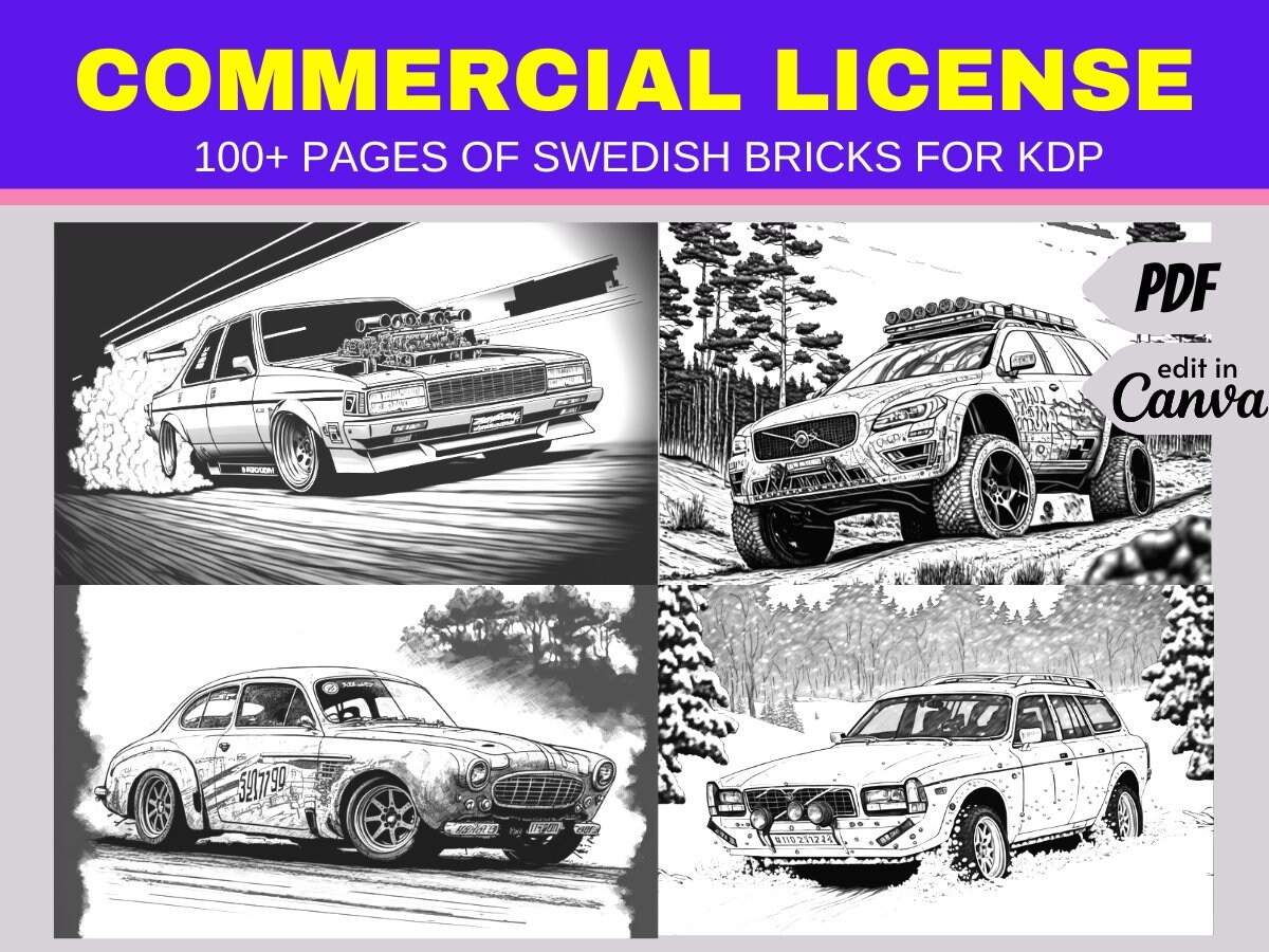 Swedish Bricks Coloring Pages With Comercial License or Private Use ...