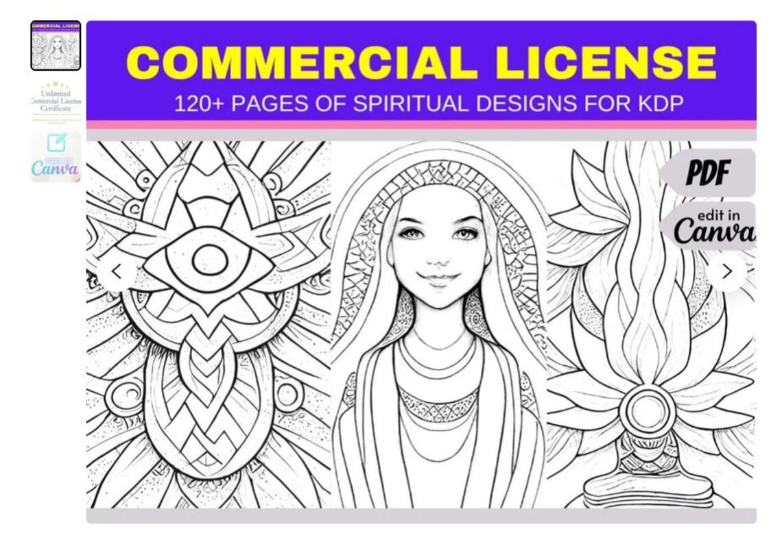 Mega Coloring Bundle of Coloring Pages for KDP Comercial License or ...