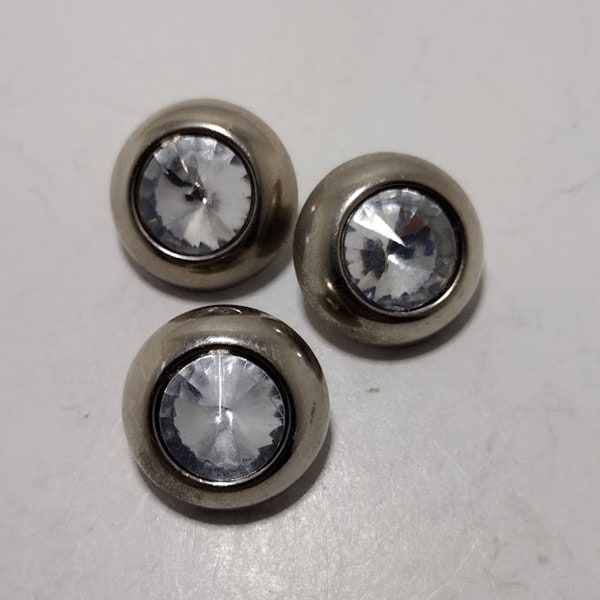 Rhinestone Buttons - Etsy