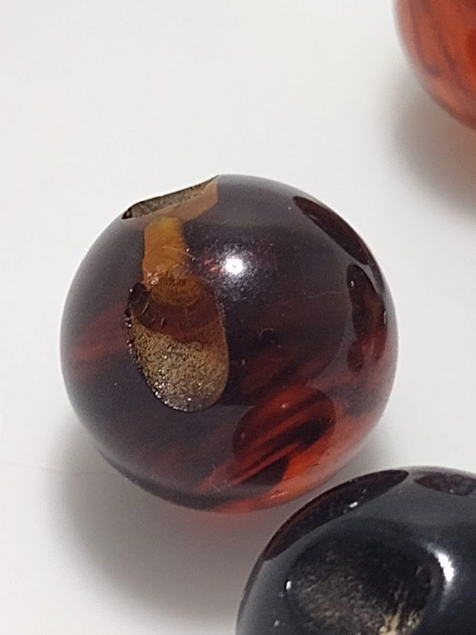 Vintage Batch of Root Beer Glass Ball Buttons - Etsy