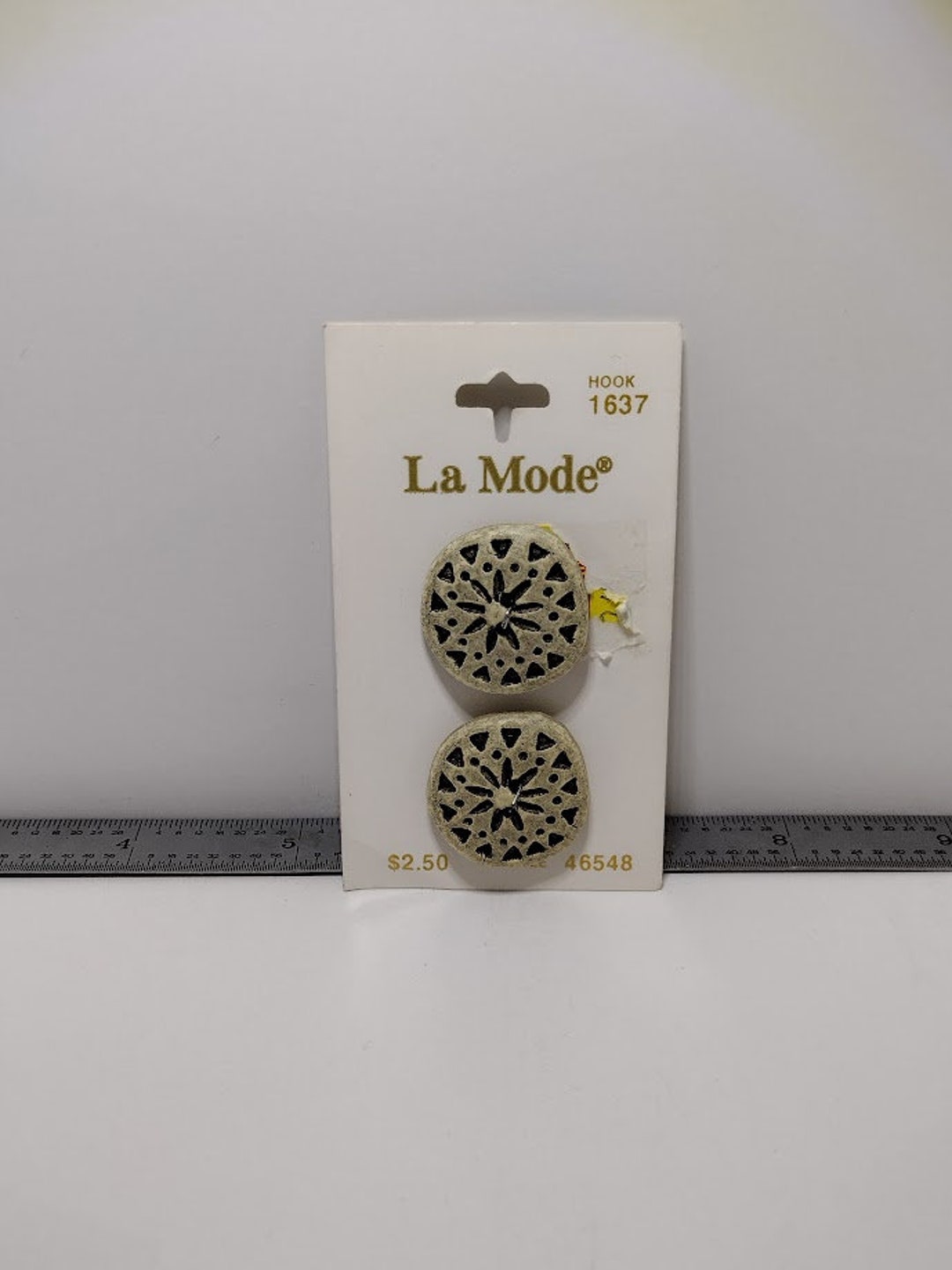 Vintage "la Mode" Plastic Buttons on a Card - Etsy