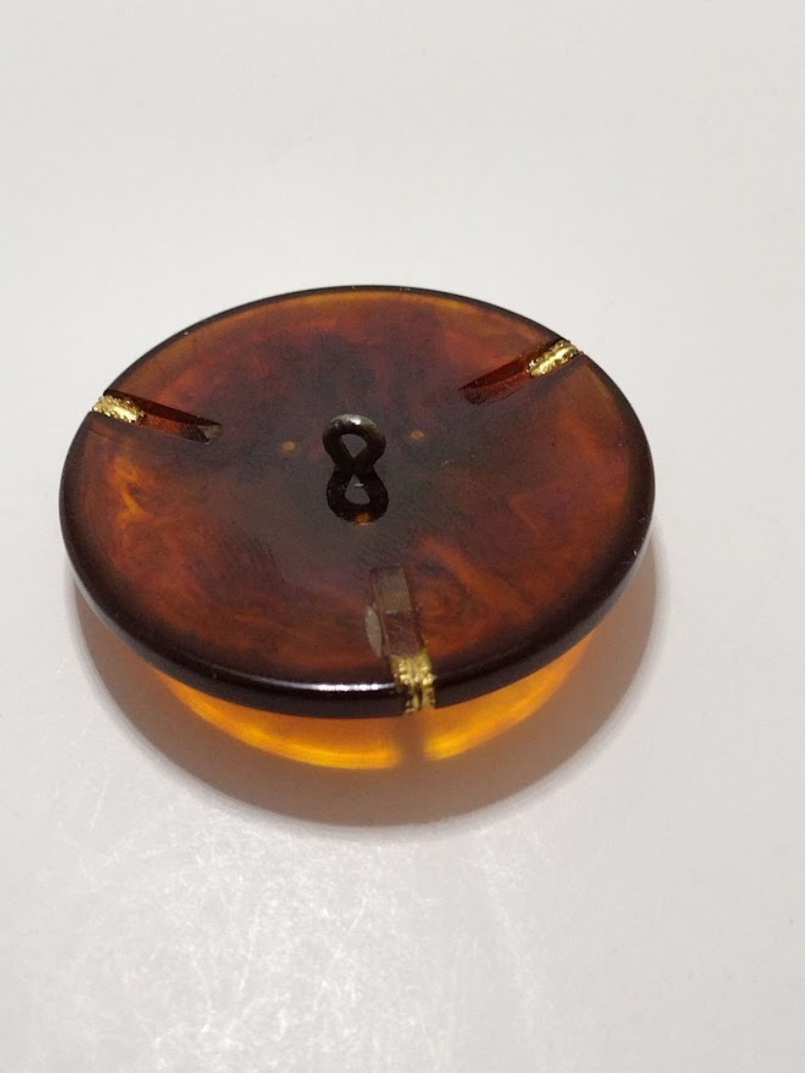 Large Vintage Root Beer Bakelite Button - Etsy