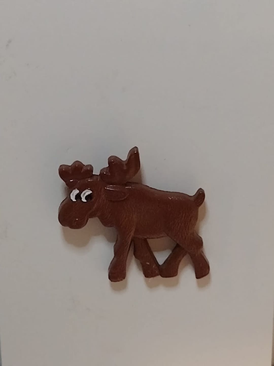 Vintage Plastic Moose Button on Card - Etsy