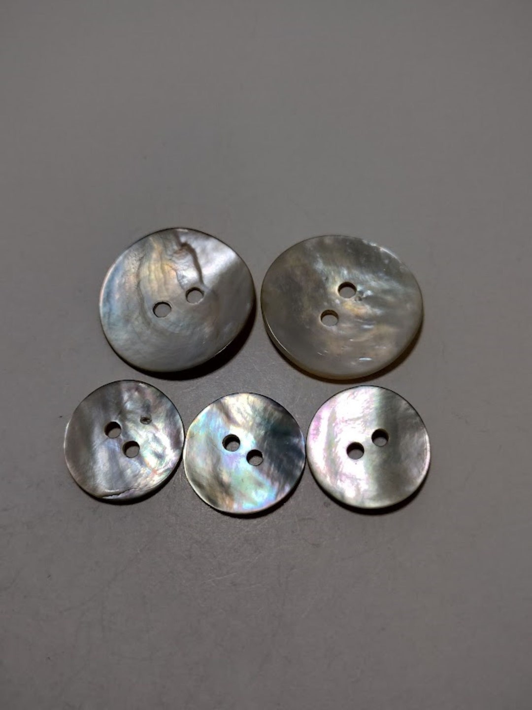 Set of Vintage Shell Buttons - Etsy