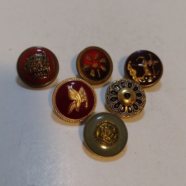 Vintage Coat Buttons - Etsy