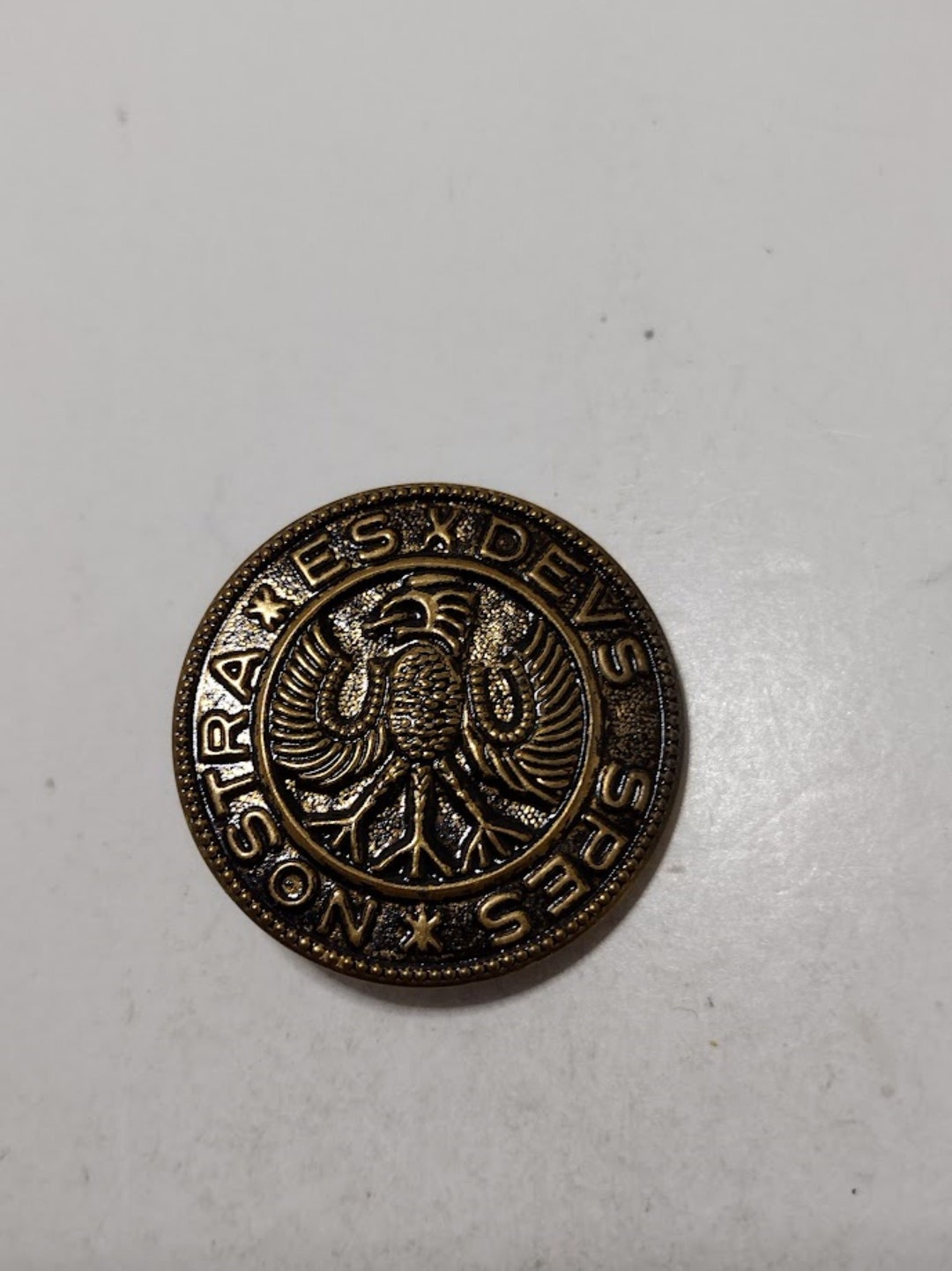 Vintage Hessian Soldier Brass Button - Etsy