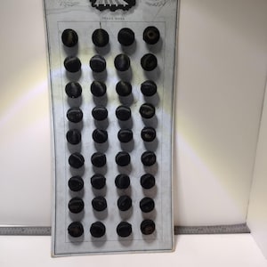 Vintage Black Fabric Buttons - Etsy