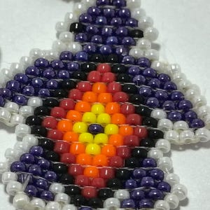 Native American Beaded Turtle Earrings - Etsy