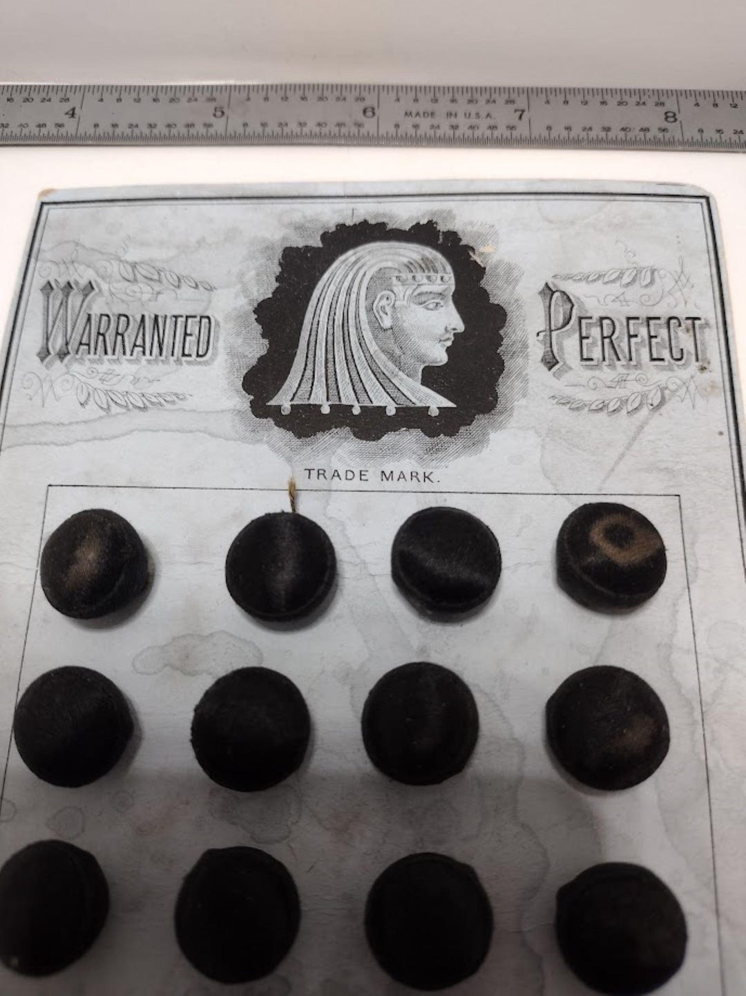 Vintage Black Fabric Buttons - Etsy