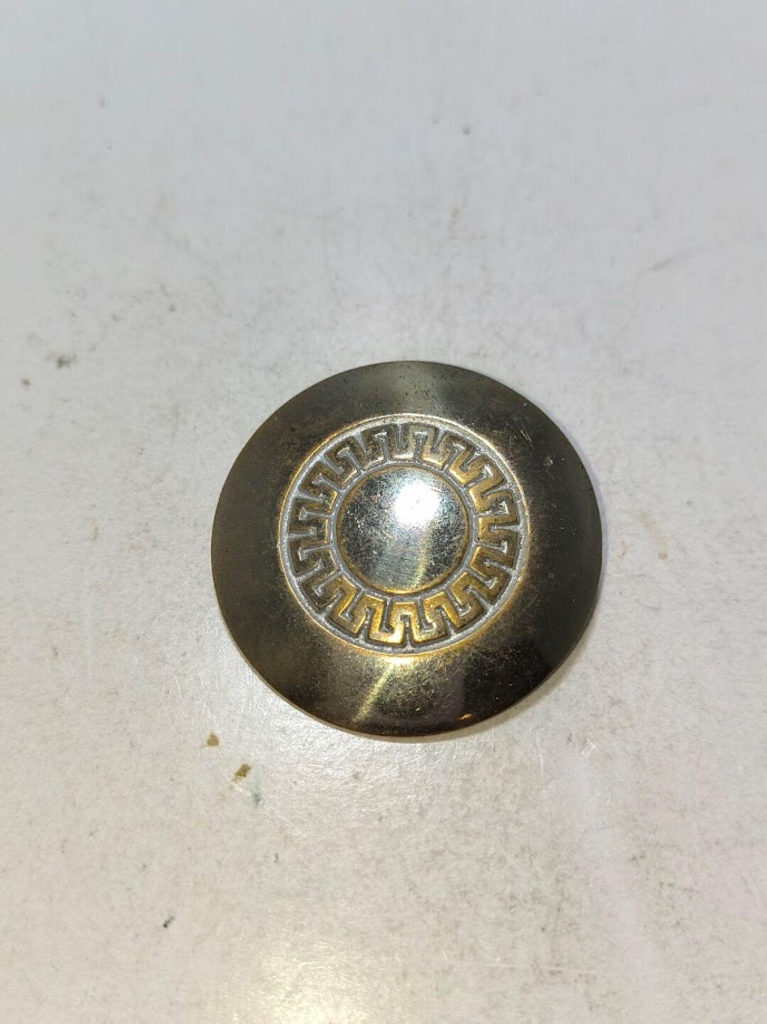Vintage Brass Button - Etsy