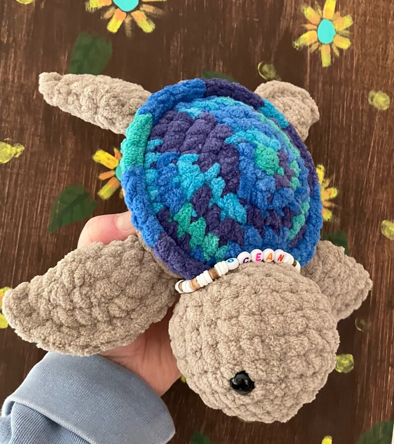 Handmade Crochet Turtle With Surprise Bracelet - Etsy