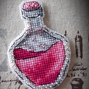 Witch Potions Set (4 Charts) Digital Cross Stitch Pattern DMC Chart ...