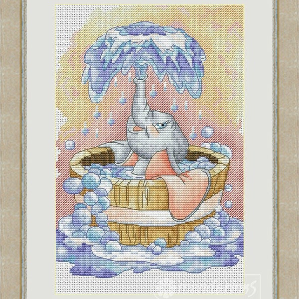 Dumbo Cross Stitch Pattern - Etsy