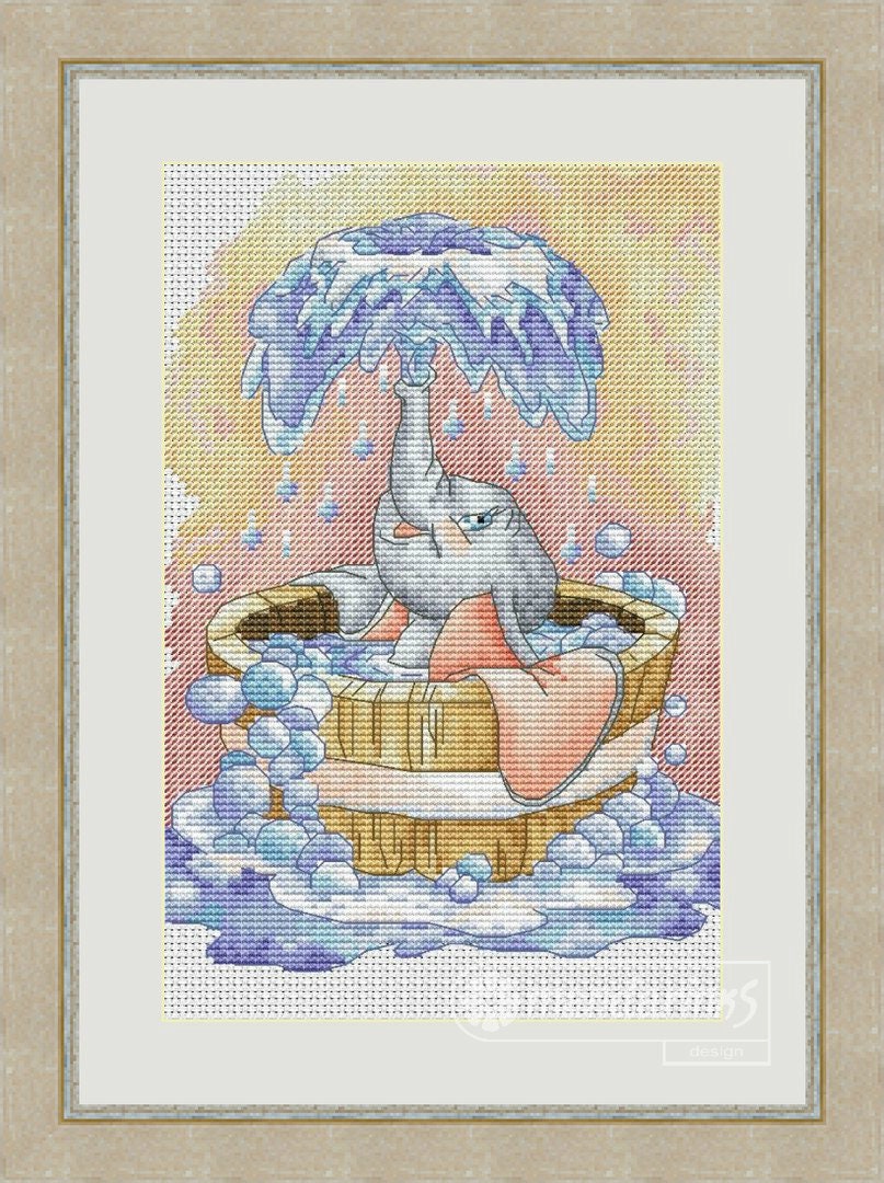 Dumbo Digital Cross Stitch Pattern DMC Chart Embroidery Instant ...