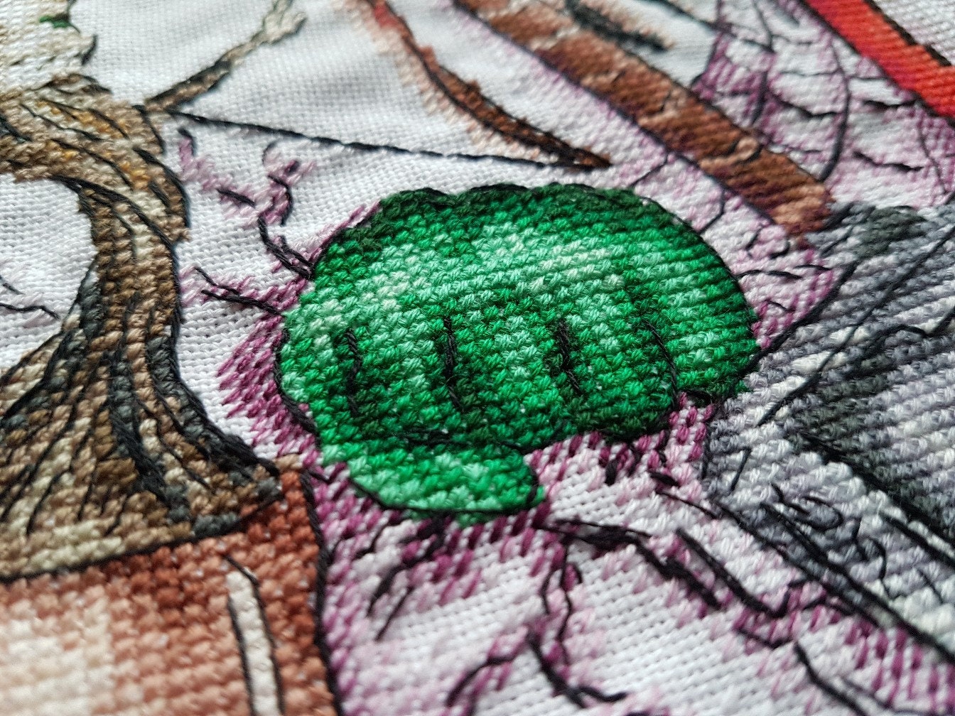 Superhero Wreath Digital Cross Stitch Pattern DMC Chart - Etsy