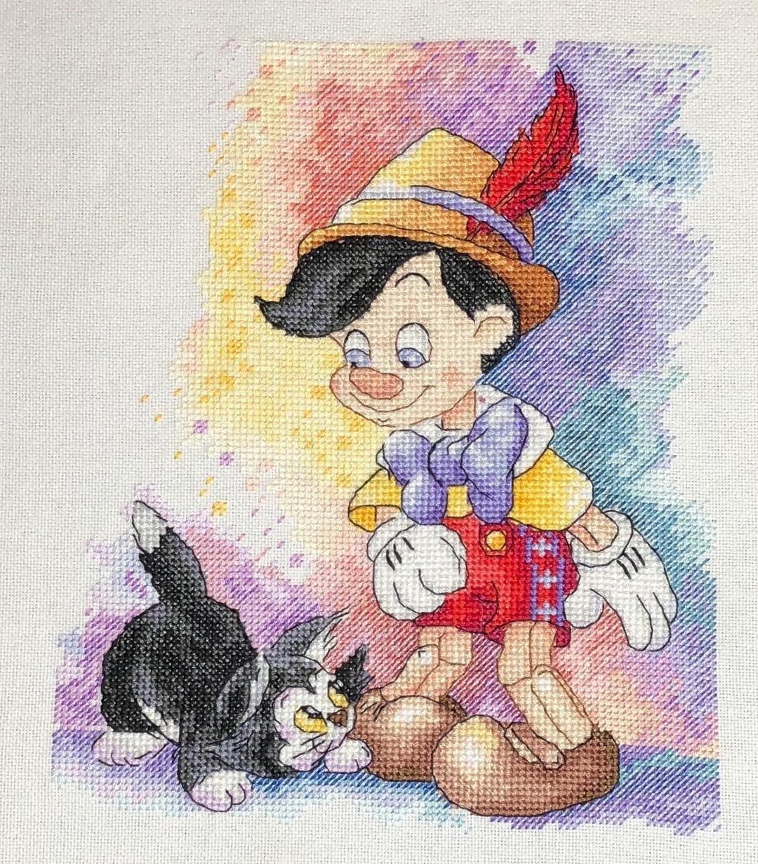 Pinocchio Digital Cross Stitch Pattern DMC Chart Embroidery Instant ...