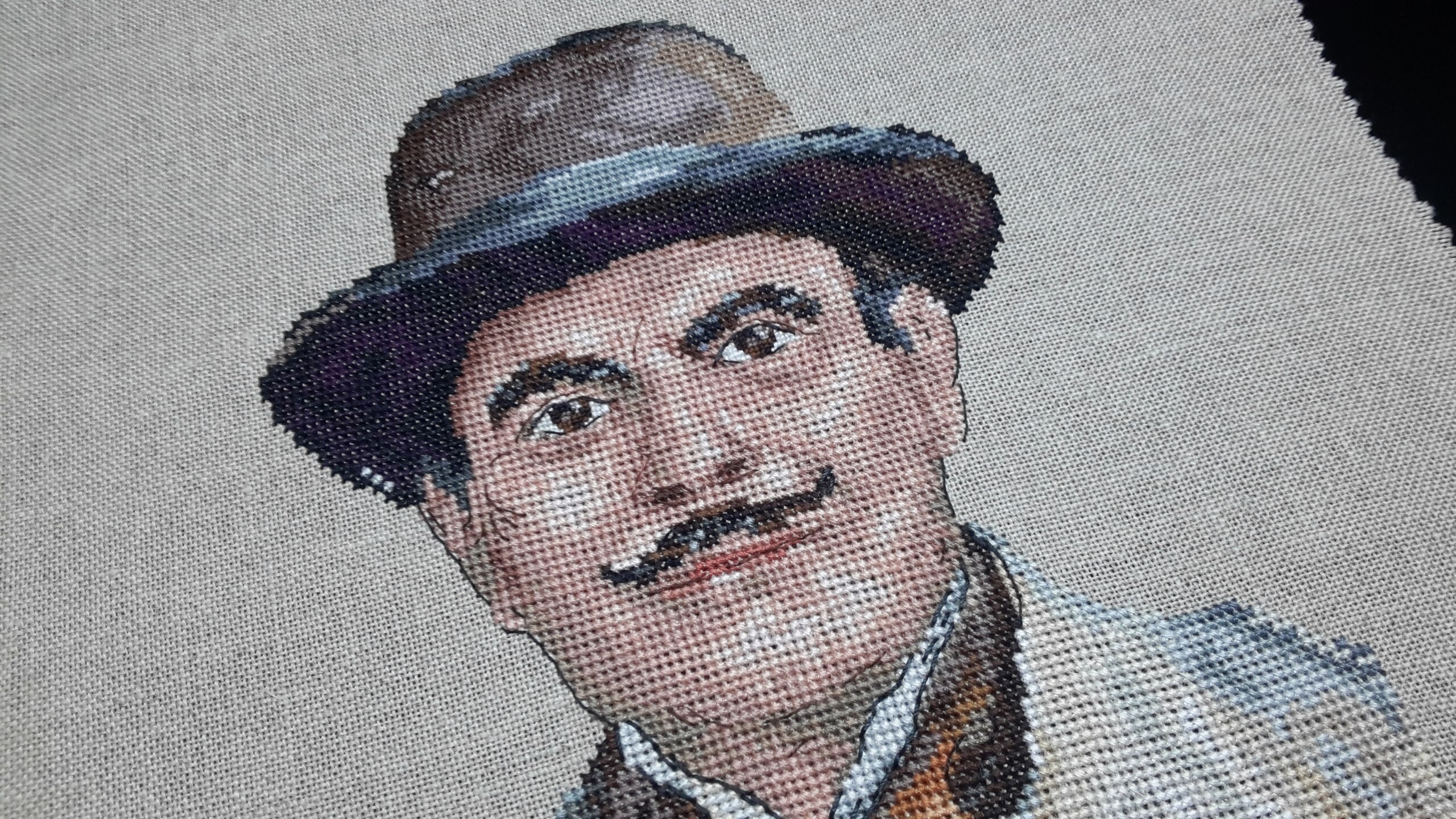 Hercule Poirot Digital Cross Stitch Pattern Chart Embroidery Instant ...