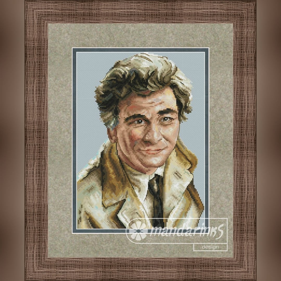 Columbo Digital Cross Stitch Pattern Chart Embroidery Instant Download ...