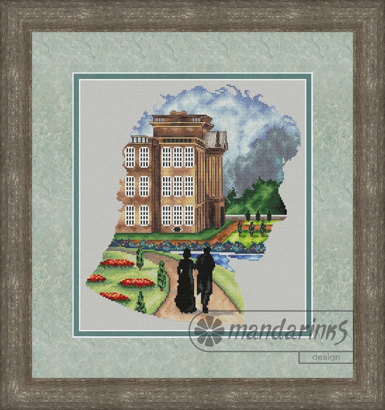 Pride and Prejudice 1995 Digital Cross Stitch Pattern DMC Chart ...
