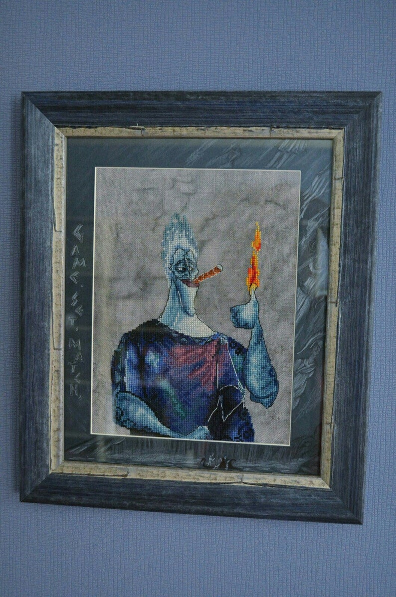 Hades Digital Cross Stitch Pattern DMC Chart Embroidery Instant ...
