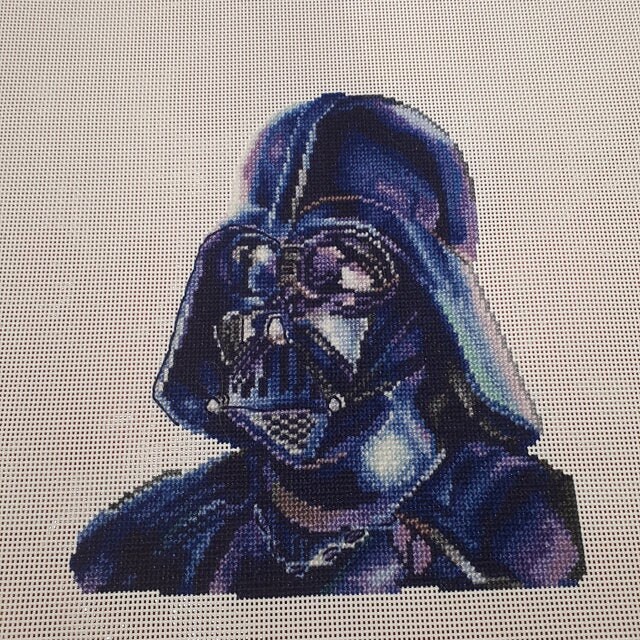 Darth Vader Digital Cross Stitch Pattern DMC Chart Embroidery Instant ...