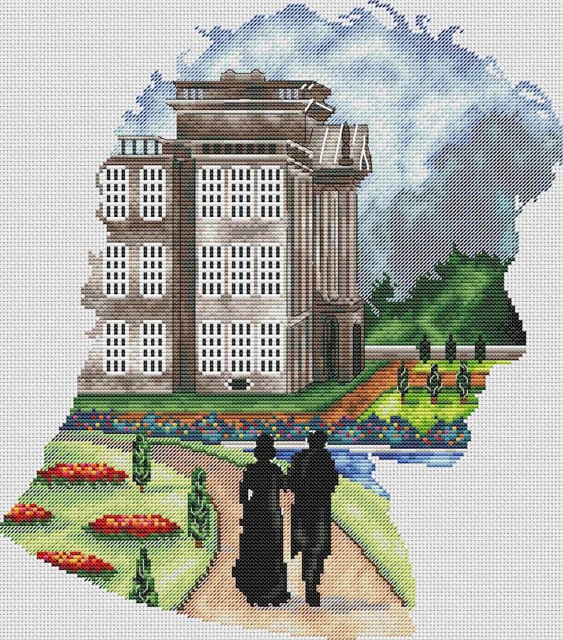Pride and Prejudice 1995 Digital Cross Stitch Pattern DMC Chart ...