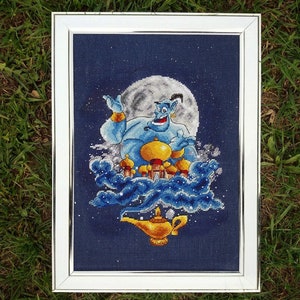 Genie Digital Cross Stitch Pattern Chart Embroidery Instant Download - Etsy