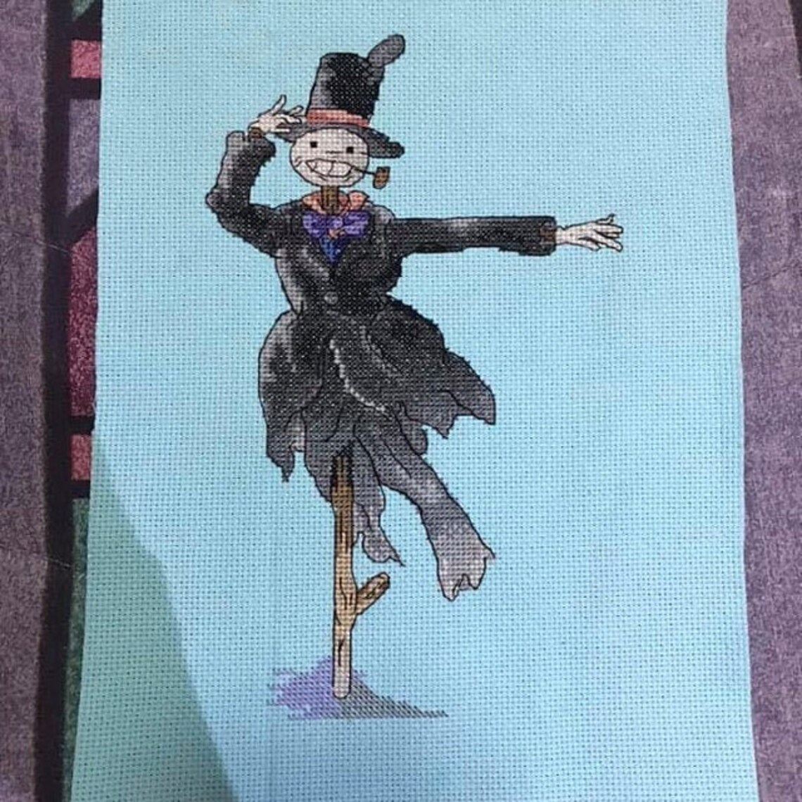 The Scarecrow Cross Stitch Pattern: Fantasy Character (digital PDF) - Etsy