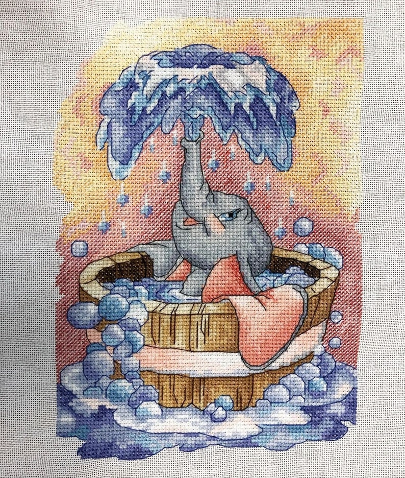 Dumbo Digital Cross Stitch Pattern DMC Chart Embroidery Instant ...