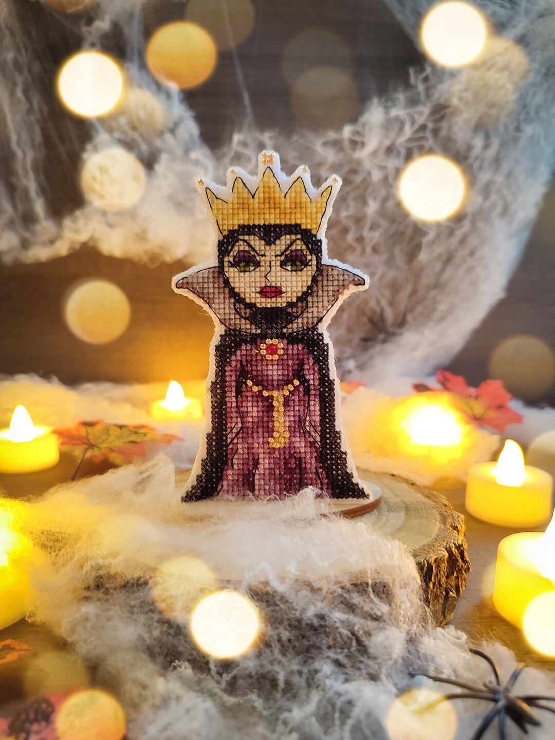 Mini Queen Digital Cross Stitch Pattern DMC Chart Embroidery Instant ...