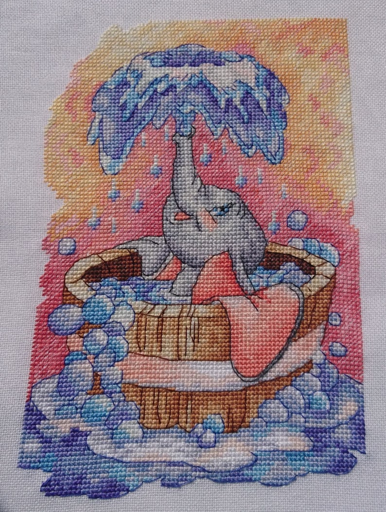 Dumbo Digital Cross Stitch Pattern DMC Chart Embroidery Instant ...