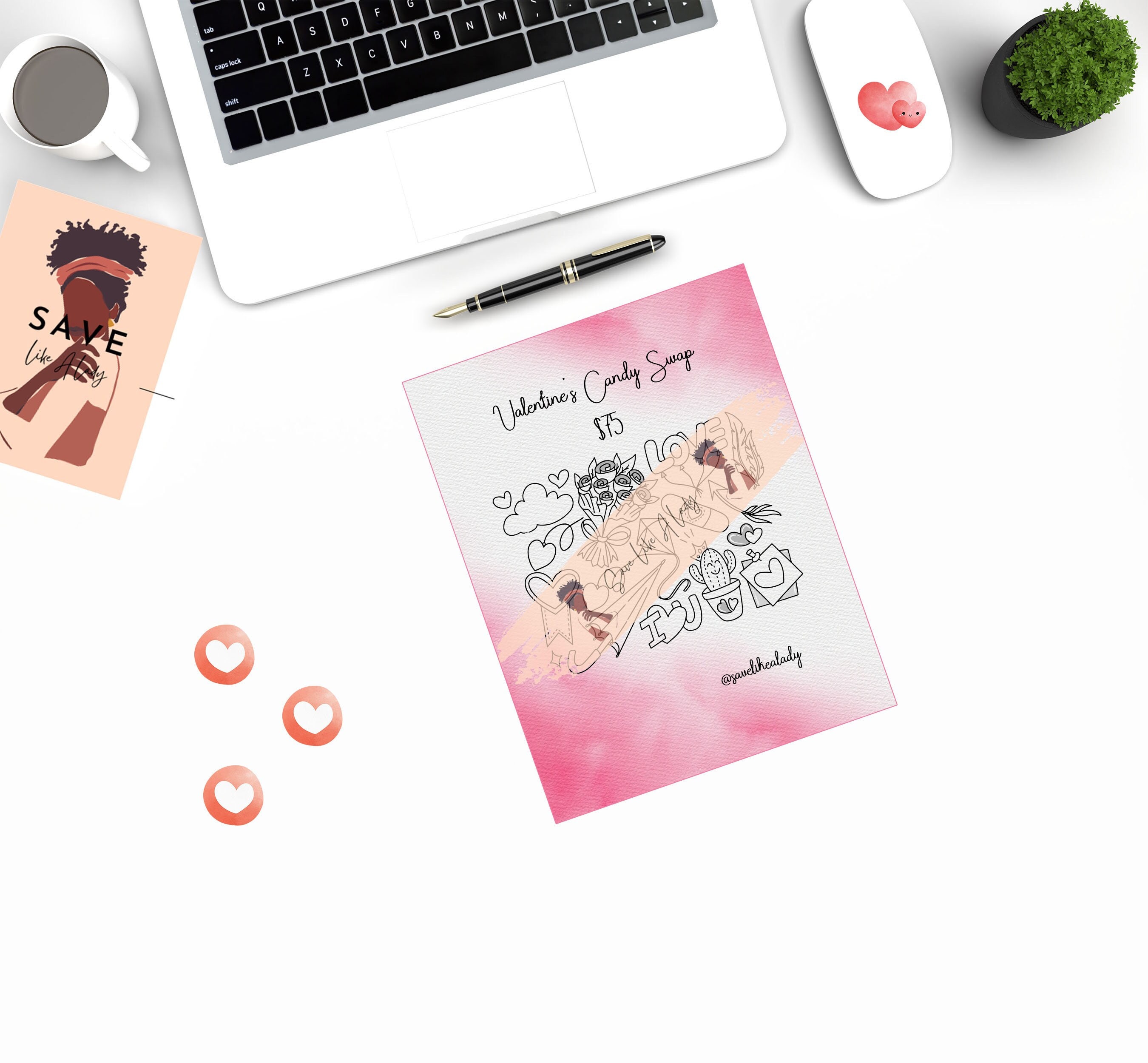 Valentine's Candy Swap Savings Challenge, Candy Savings Tracker - Etsy