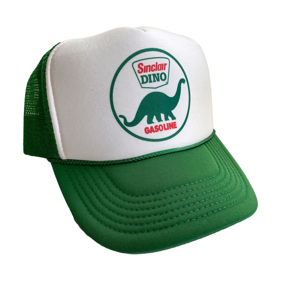 Sinclair Dino Gas Hat Snapback Adjustable Cap | Vintage Green Sinclair ...