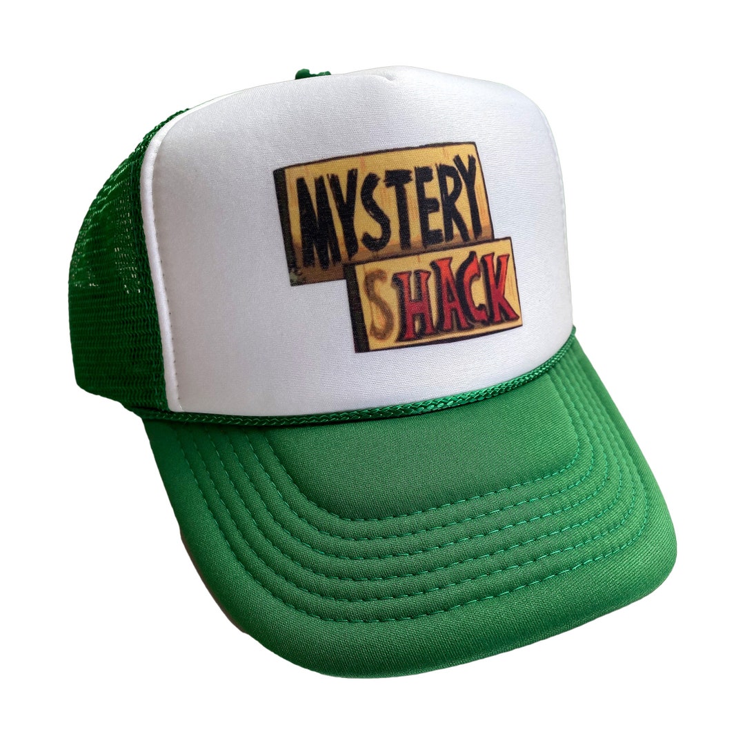 Mystery Shack Hat Snapback Adjustable Cap | Vintage Green Mystery Shack ...