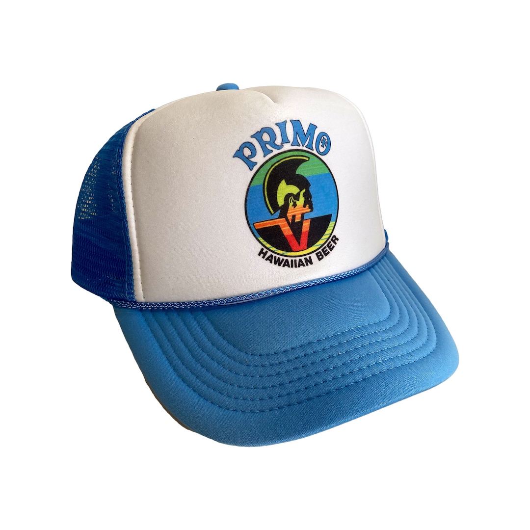 Primo Beer Hat Snapback Adjustable Cap | Vintage Blue Primo Hawaiian Beer Trucker Hat - Etsy