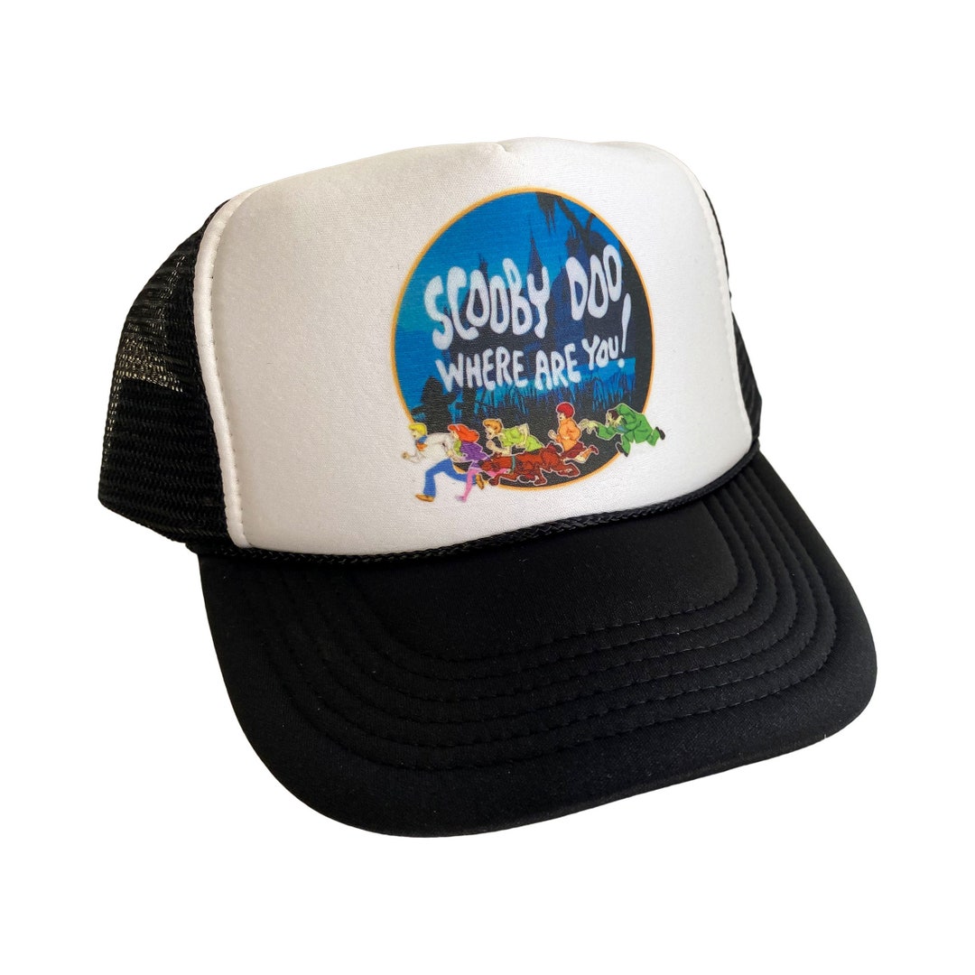 Scooby Doo Hat Snapback Adjustable Cap | Vintage Black Scooby Doo Where ...