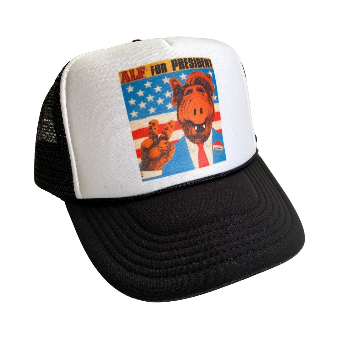 Alf for President Hat Snapback Adjustable | TV Alf Trucker Hat - Etsy