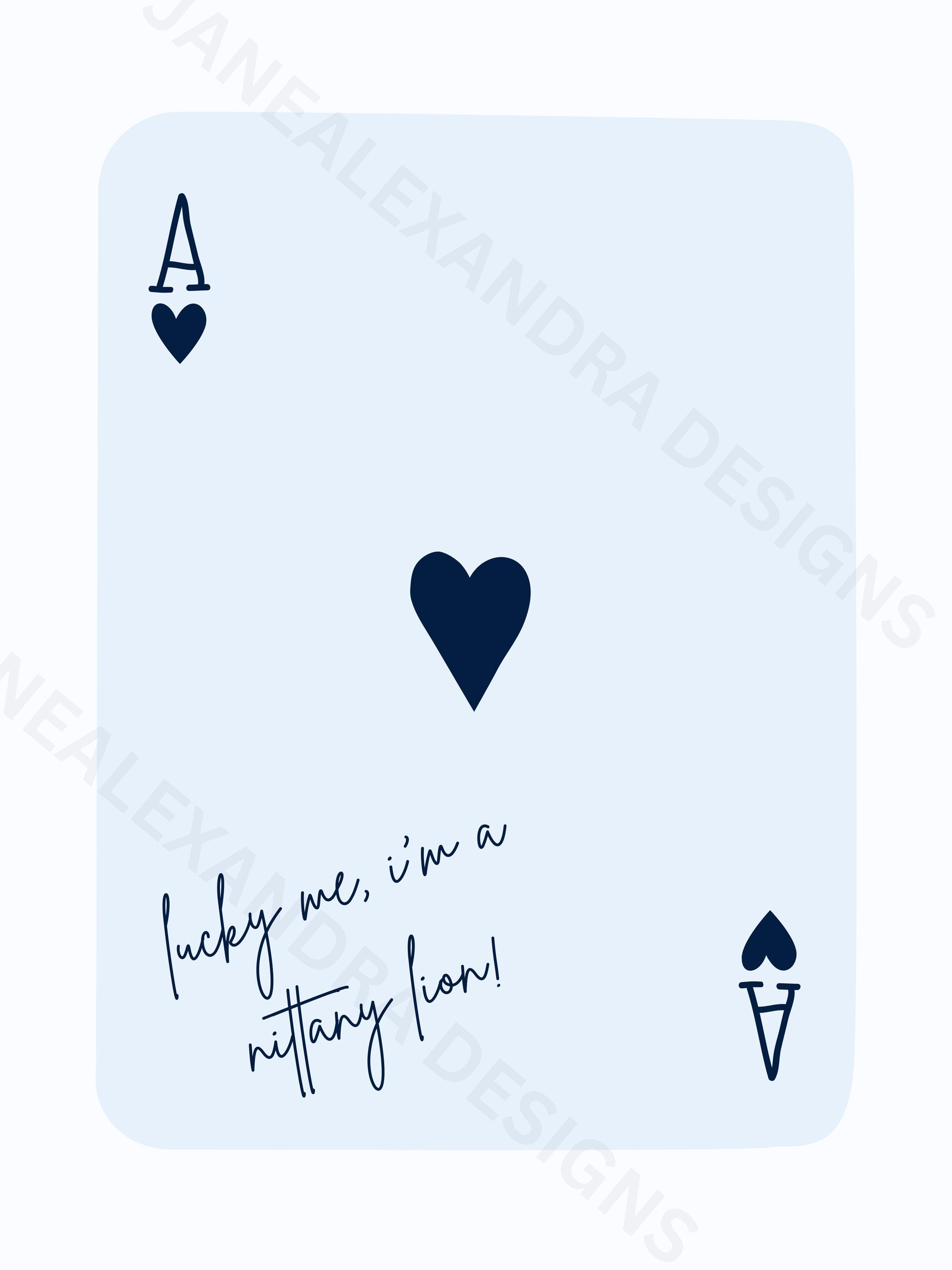 Penn State Ace Card Print | College Dorm Decor (digital Print) - Etsy