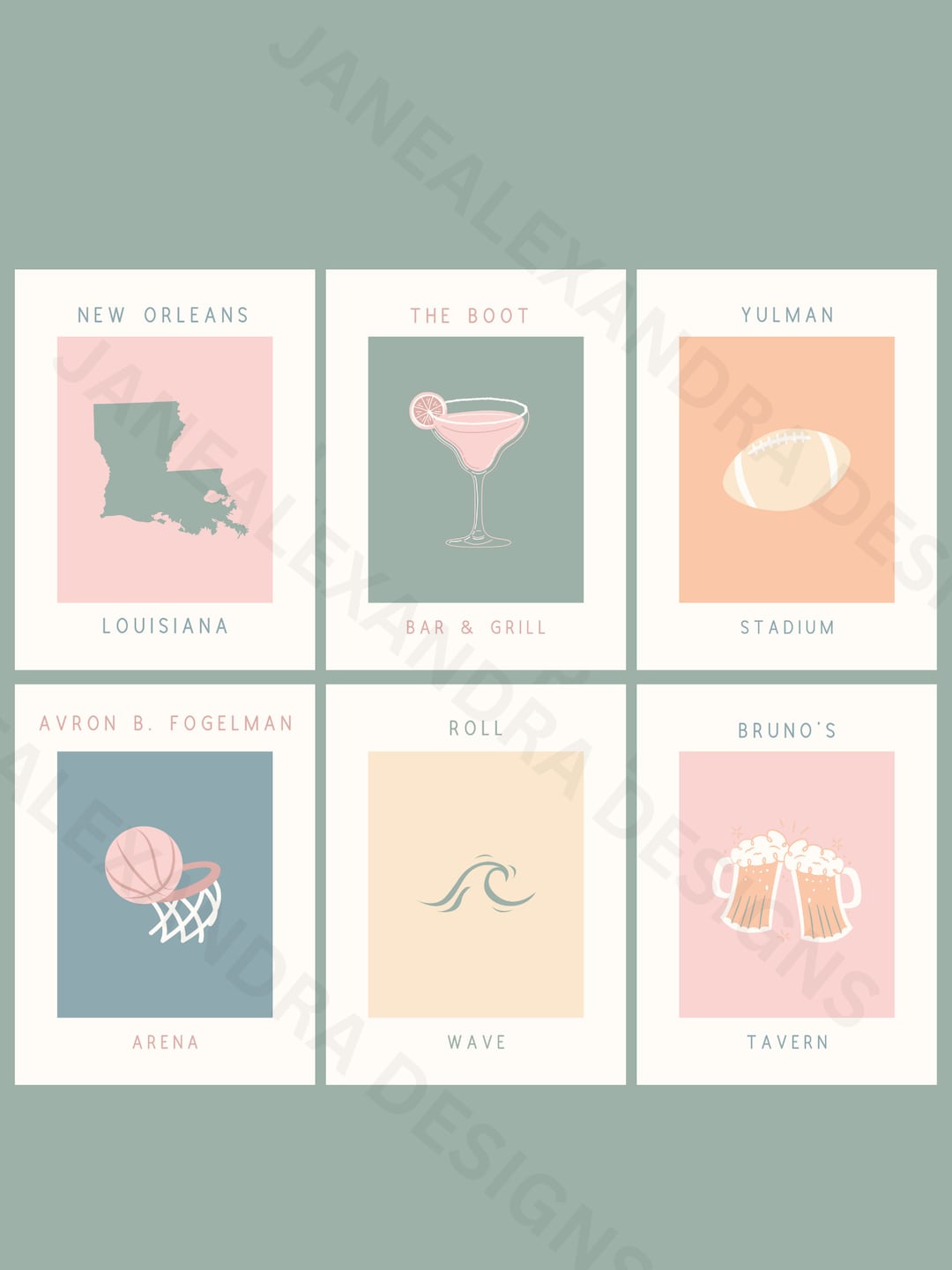 Tulane University Prints | Wall Prints | College Dorm Decor | Posters ...